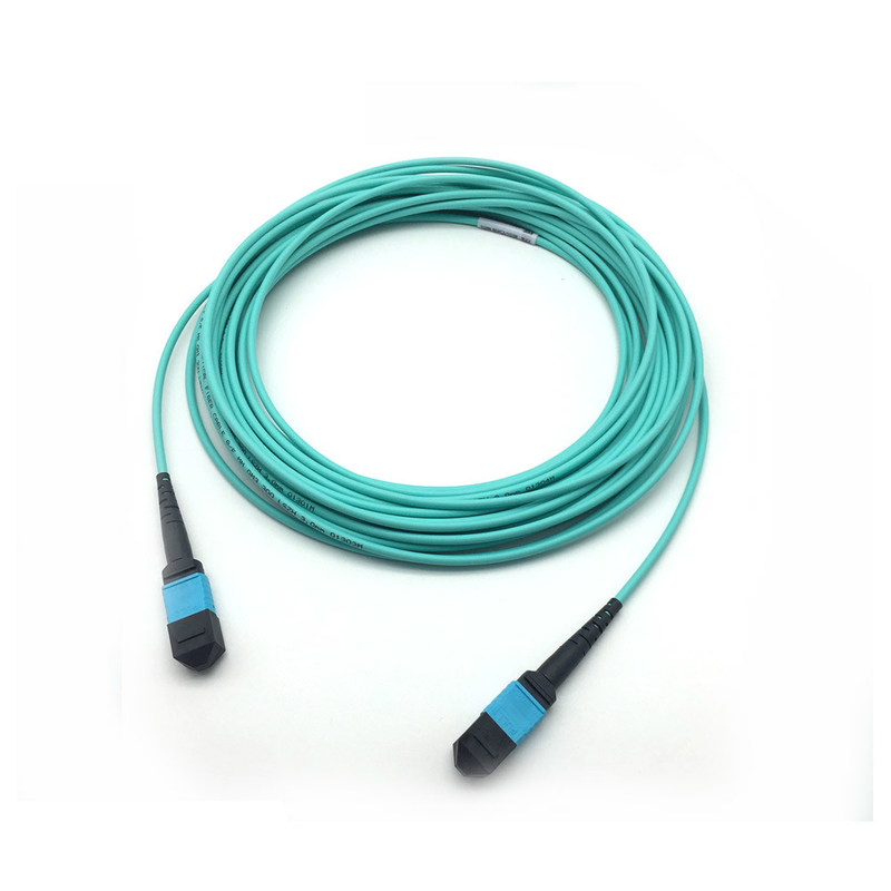 12 Fiber Single Module Mpo Fiber Cable With OM3 LC 0.9mm Connector
