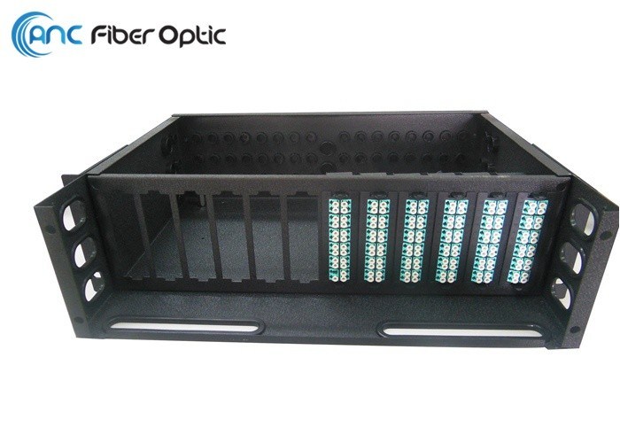 288 Core MPO Fiber Optic Cable , 19" 3U MPO Rack Mount Patch Panel LGX ...